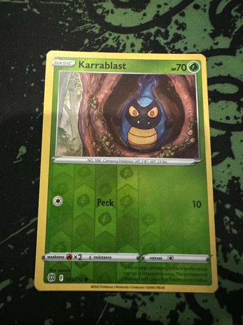 POKEMON TCG SWORD and Shield Brilliant Stars Karrablast Reverse 015/172 NM/M EUR 0,61 - PicClick FR