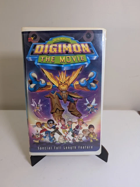 DIGIMON: THE MOVIE VHS Tape Digital Monsters Animated Fox Kids 2001 $10 ...