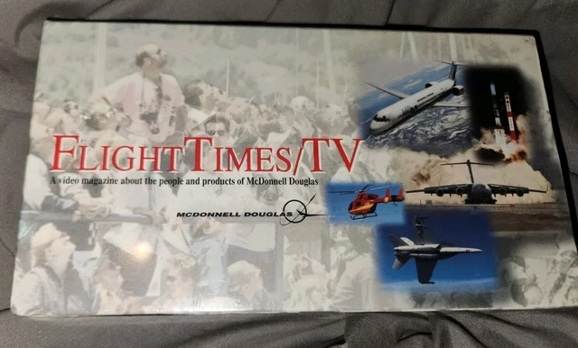 FLIGHT TIMES TV McDonnell Douglas VHS magazine No. 5 Jan/ Feb 1997 New ...