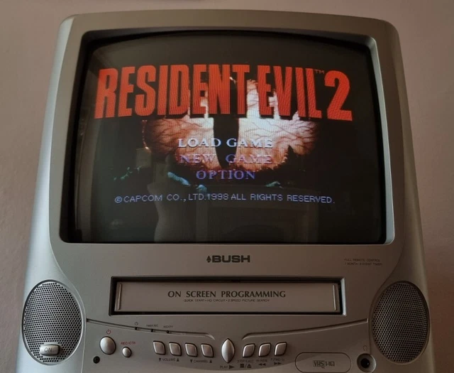 VINTAGE RETRO BUSH 14" CRT 50hz TV/VHS Combi BTV18SIL/VA £74.99 - PicClick UK