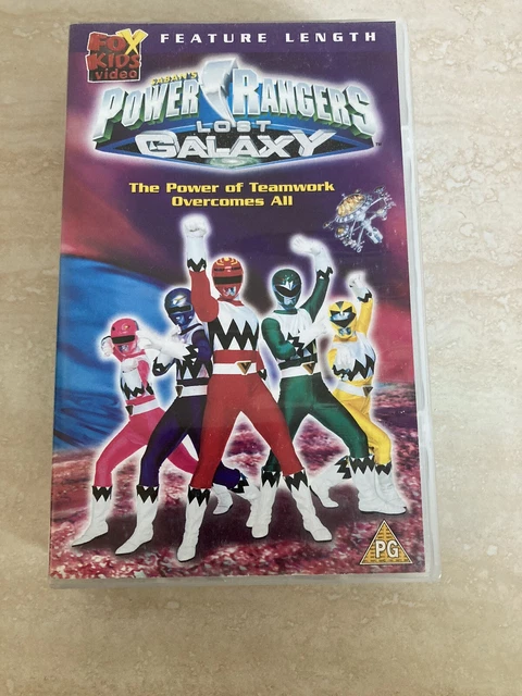 POWER RANGERS LOST Galaxy - the power of teamwork overcomes all - VHS ...