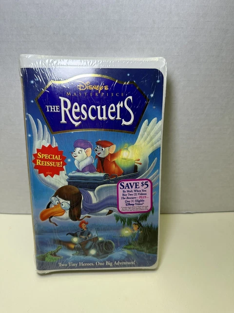DISNEY'S THE RESCUERS VHS Masterpiece Collection Classic Brand New ...