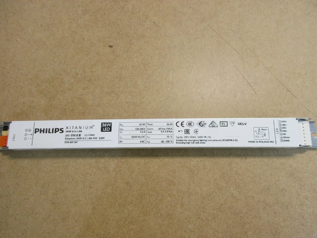 PHILIPS XITANIUM LED Driver 36W 0.3-1.0A 54V l 230V 300-1000mA EUR 13 ...