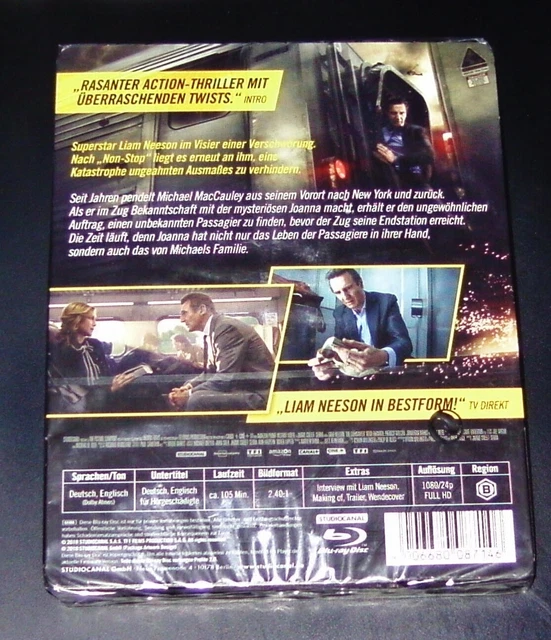 THE COMMUTER WITH Liam Neeson Limited steelbook Edition blu ray Nip $27 ...