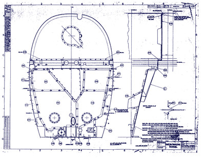 SUPERMARINE SPITFIRE COCKPIT Plans Rare Period Blueprint Drawings Ww2 ...