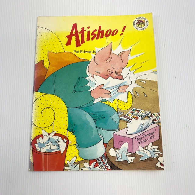 ATISHOO PAT EDWARDS Eureka Treasure Chest Pigtales 1990 Vintage PB RARE ...