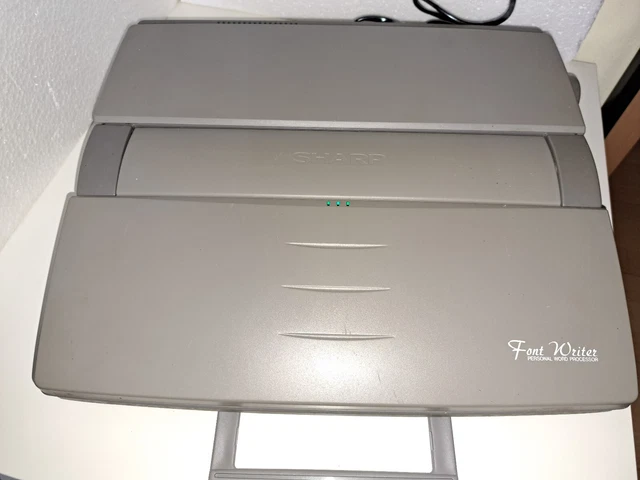 SHARP FRONT WRITER Word Processor FW-700 GW selten Rarität ...