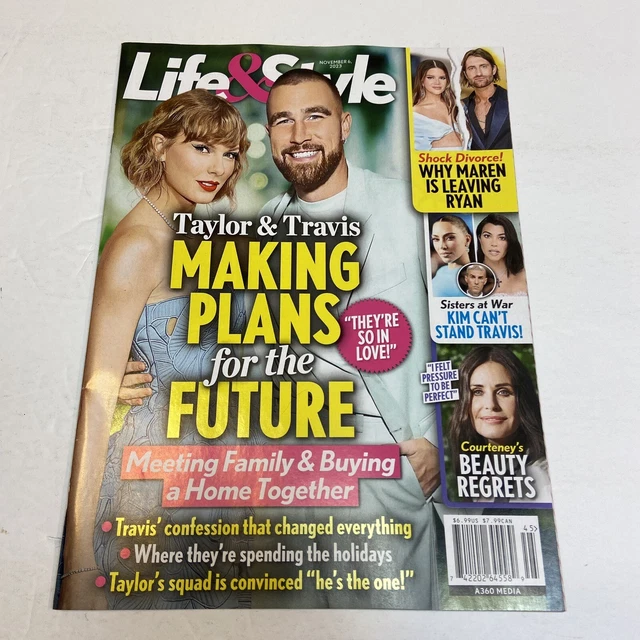 LIFE & STYLE Magazine Nov6 2023 Taylor Swift Travis Kelce Maren Morris ...