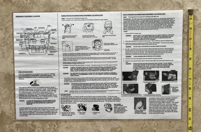 UPS UNITED PARCEL Service Airlines B757-200 Passenger Jumpseat Safety ...