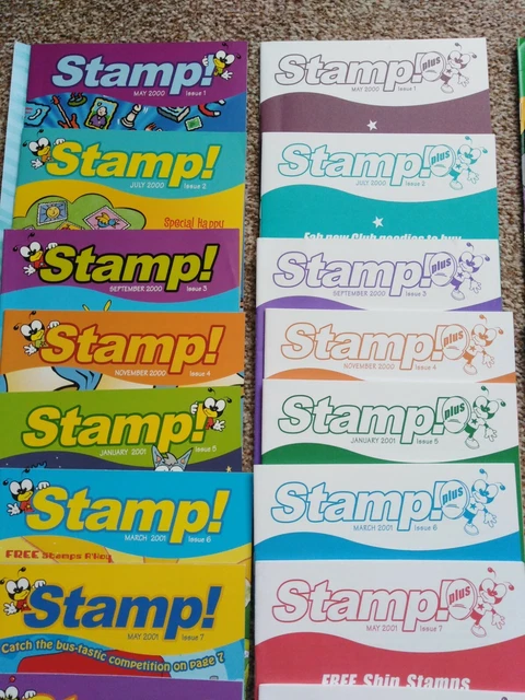 ROYAL MAIL COLLECTORS Club Magazine, Stamp! Issue 1 - 20, excellent ...