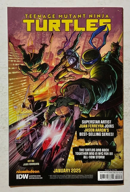 TEENAGE MUTANT NINJA TURTLES NIGHTWATCHER # 4 Cover RI VARIANT IDW ...
