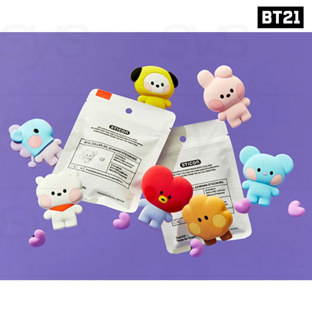 BTS BT21 MARCHANDISES authentiques officielles COLLER minini gros bâton ...