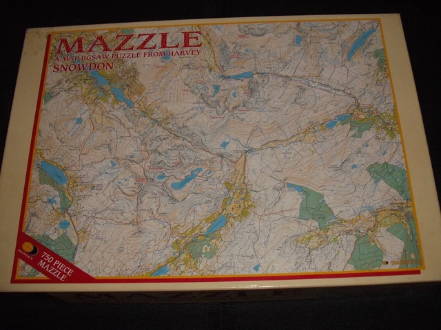 SNOWDEN - PUZZLE Mappa Mappa Mappa Mappa Puzzle di Harvey's 750 pezzi ...