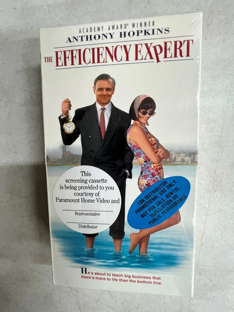 THE EFFICIENCY EXPERT -VHS - Sealed Screener £18.32 - PicClick UK