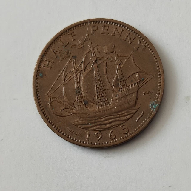 1965 ELIZABETH II British Halfpenny/Half Penny Coin £0.99 - PicClick UK