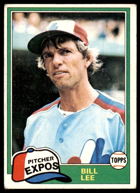 1981 TOPPS BASEBALL Card Bill Lee Montréal Expos #633 EUR 1,91 ...