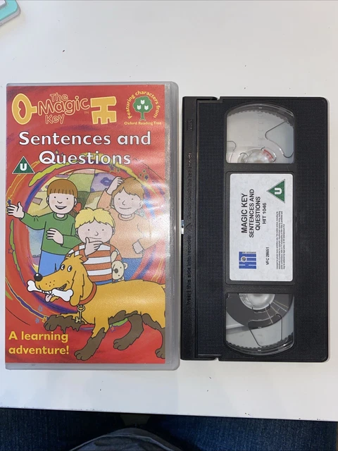 THE MAGIC KEY Sentences And Question Vhs Video Children’s Biff Chip ...