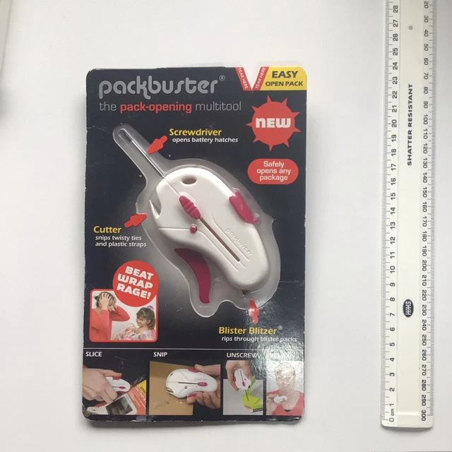 PACKBUSTER - BLISTER Pack Opening Multitool - Beat Wrap Rage - New ...