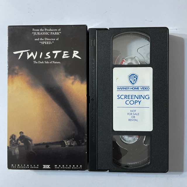 3 VHS SCREENER Promo Tapes Twister, The Arrival, Midnight in the Garden ...