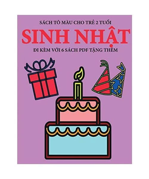 SÁCH TÔ MÀU cho trẻ 2 tuổi (Sinh nhật): Cuốn sách n? EUR 27,99 - PicClick FR