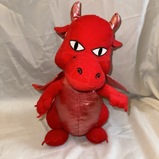 FIESTA PLUSH DRAGON Great Wolf Lodge Red Stuffed Animal Lovey Soft Toy ...