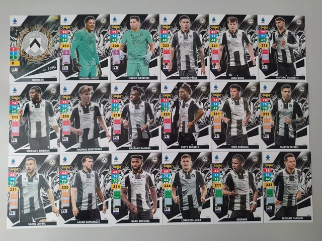PANINI CALCIATORI ADRENALYN 2024-25 2025 Udinese Squadra Completa 18 Card EUR 8,00 - PicClick IT