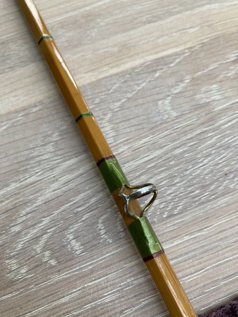 VINTAGE ALLCOCK'S GUNNER, 10ft 3 pce, Split Cane Fly Fishing Rod. £100. ...