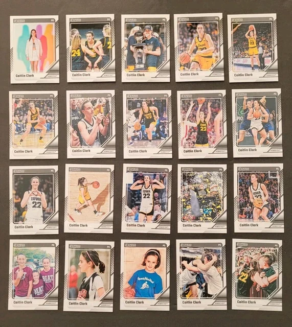 2024 PANINI CAITLIN Clark Collection Complete Master Base Set Of 51 ...