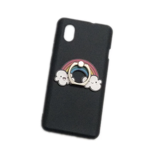 COVER FOR OPTUS X Start 3 3D Cute Rainbow Finger Ring Holder Soft TPU ...