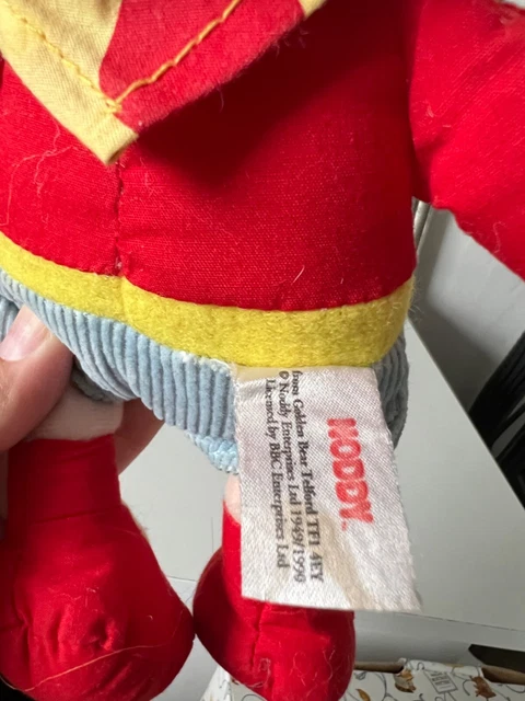 VINTAGE NODDY SOFT Toy Plush 9” 1990 BBC Beanie Teddy Collectible £8.99 ...