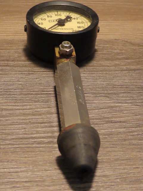 VINTAGE RINCK-MCILWAINE, INC. Compression Tester Pressure Gauge 0 ...