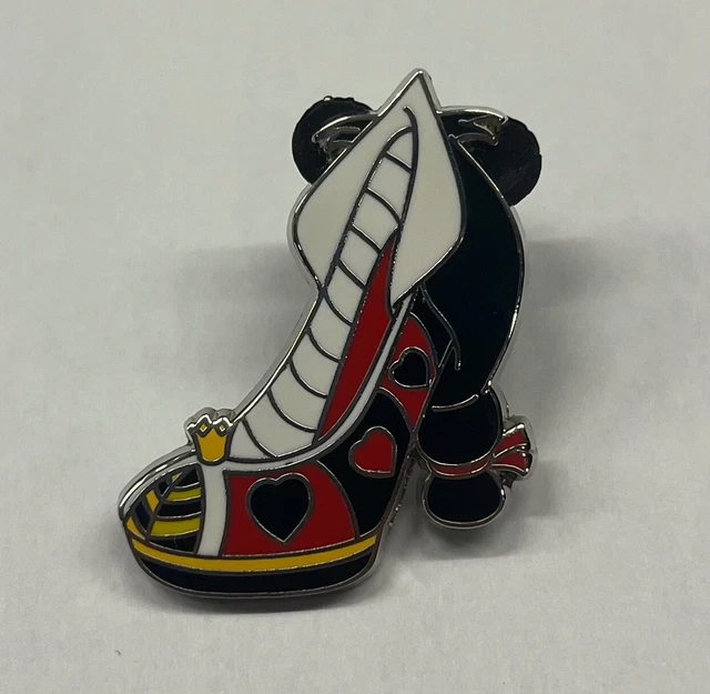 DISNEY VILLAIN SHOES Mini Set - Alice in Wonderland Queen of Hearts Pin ...