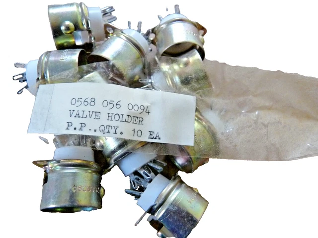 MILITARY B7G PTFE Skirted Valve Base Tube Socket 10 Pieces £15.00 ...