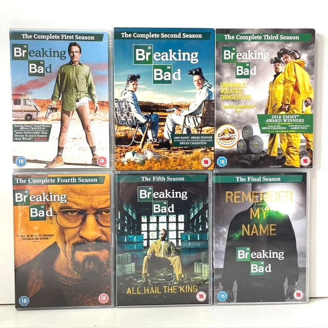 BREAKING BAD DVD Box Set Complete Seasons 1-6 American TV Crime Drama ...