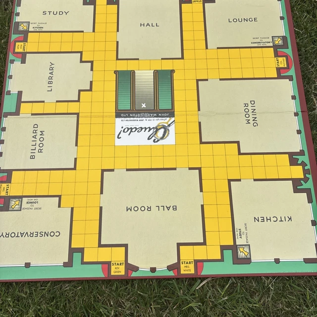 VINTAGE 1970'S CLUEDO Board Game John Waddington Complete With ...
