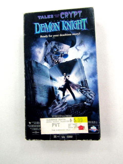 TALES FROM THE Crypt Demon Knight VHS Horror MCA Universal Rental 1995 Video £11.95 - PicClick UK