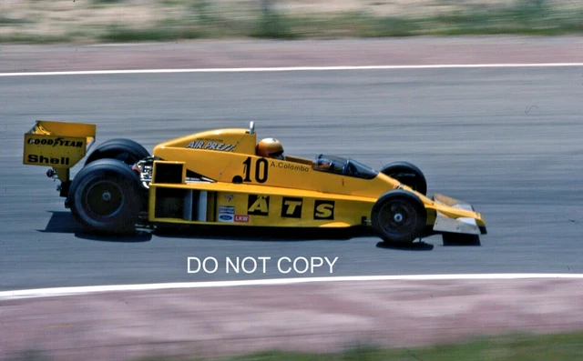 ALBERTO COLOMBO ATS Hs1 1978 Spanish Grand Prix F1 35Mm Slide ...