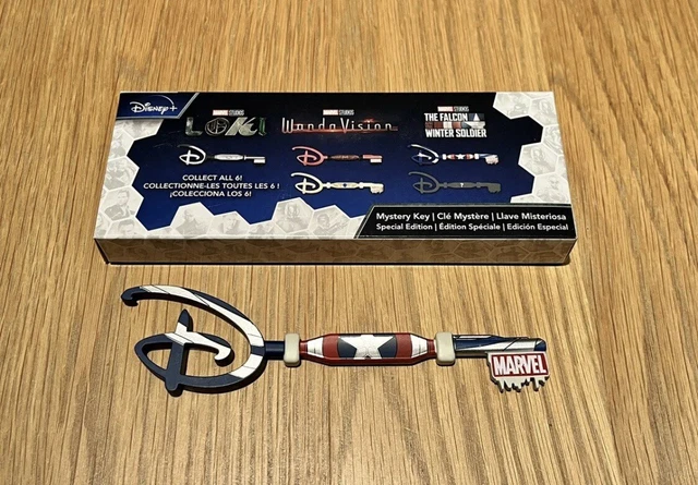 DISNEY STORE DISNEY+ Marvel Mystery Collectable Key, Captain America ...