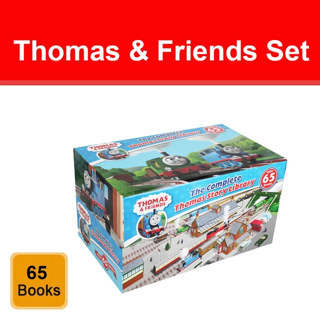 THOMAS & FRIENDS Collection 65 Books Box Set The Complete Thomas Story ...