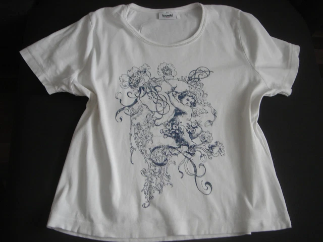 SEHR SCHÖNES WEISSES Shirt mit Engel in n der Gr.46 - Modehaus Adler ...