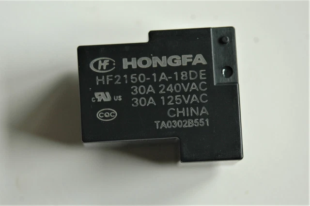 RELAIS DE PUISSANCE HONGFA relay HF2150-1A-18DE T90 30A 240VAC 4-pin ...