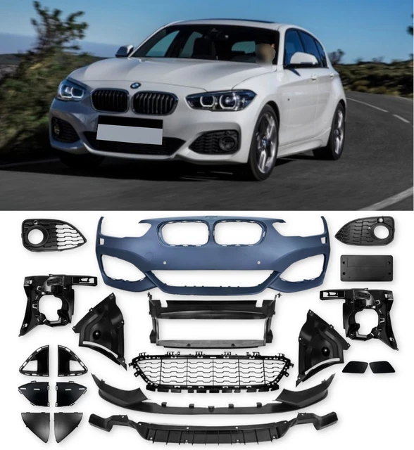 FRONT BUMPER BODY Kit M Sport Kit Primed For Bmw 1 Series F20 F21 2015 ...
