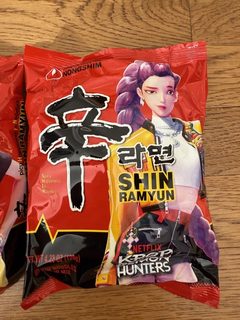 KPOP DEMON HUNTERS Nongshim Ramyun Ramen Huntrix 3 pack - Rumi Zoey ...