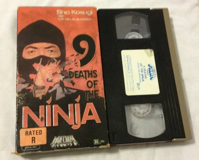 9 DEATHS OF The Ninja (Vhs-1985)-Sho Kosugi-Media-Rare-Oop £12.30 ...