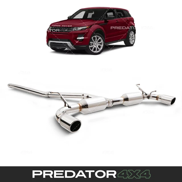 STAINLESS STEEL CATBACK Exhaust System For Range Rover Evoque 2.0 Td4 ...