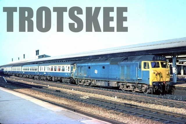 35MM SLIDE BR British Railways Diesel Loco Class 50 50004 1975 Original ...