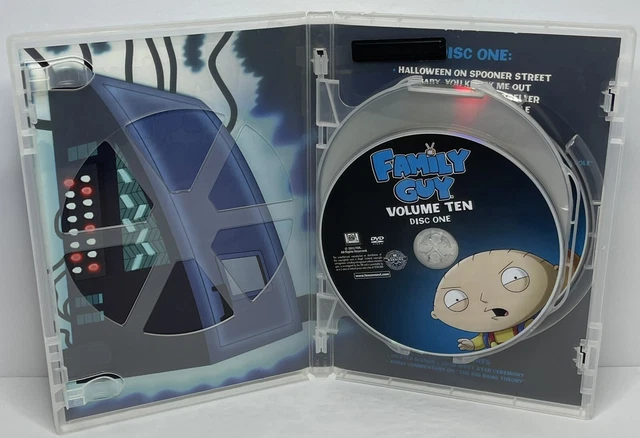 FAMILY GUY VOLUME Ten (DVD, 1999 Animated TV Series, Season 11, OOP ...