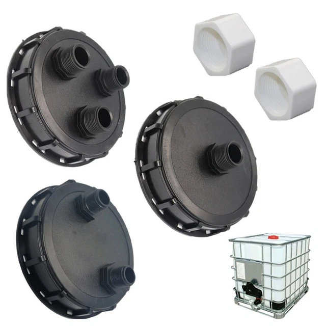 PREMIUM IBC TANK Tap Adapter Plastic Outlet Plug Lid Cap DN150 1 Thread ...