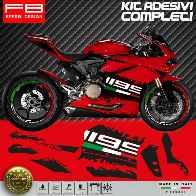 ADESIVI STICKERS KIT Ducati 1199 Panigale Corse FACILE APPLICAZIONE ...