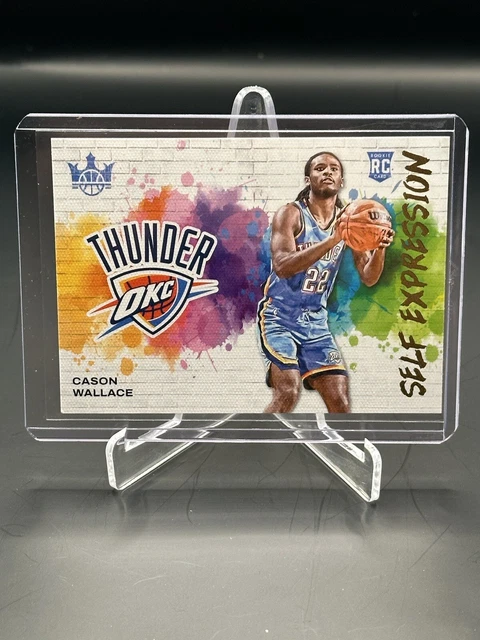 2023-24 PANINI COURT Kings Cason autoespressione Wallace #21 Rookie RC ...